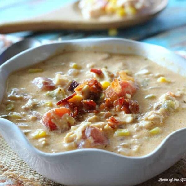 Bacon Chicken Corn Chowder - Belle of the Kitchen