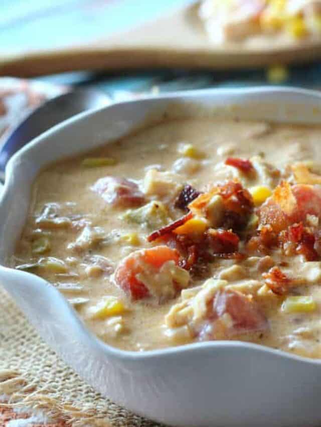 Bacon Chicken Corn Chowder Story - Belle of the Kitchen