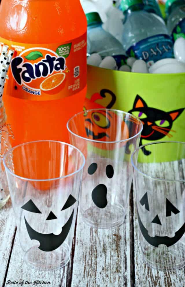 Fanta Jack O'Lantern Floats - Belle of the Kitchen