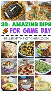 30+ Amazing Dip Recipes for Game Day - Belle of the Kitchen
