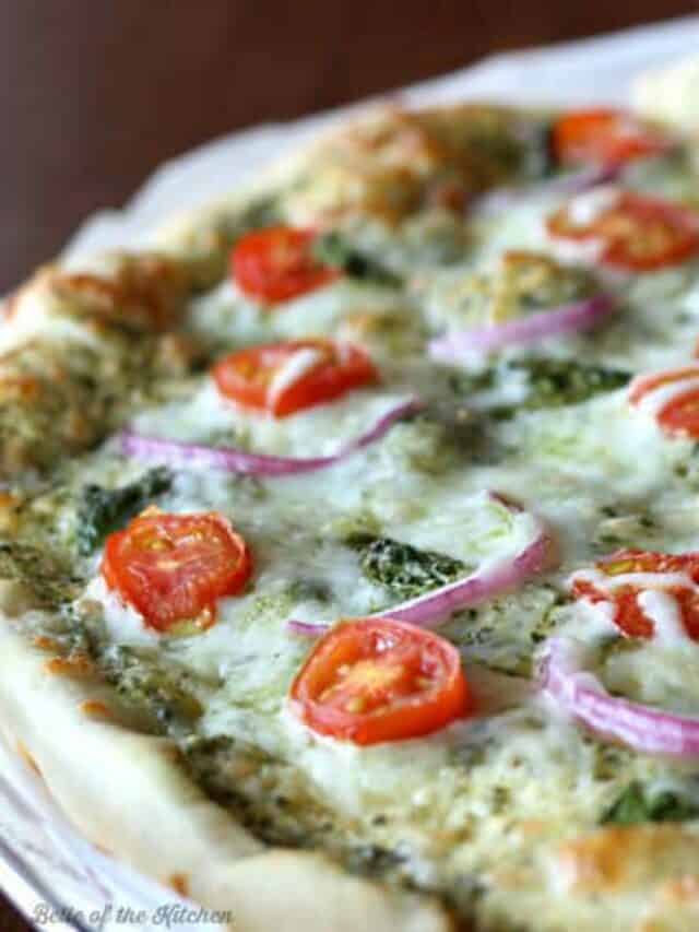 Caprese Pizza Story - Belle of the Kitchen