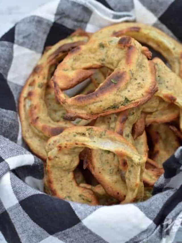 Homemade Baked Onion Rings Story - Belle of the Kitchen