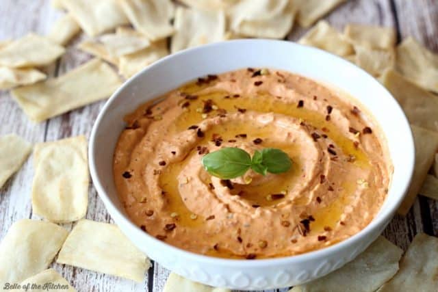 Roasted Red Pepper Dip Recipe - Belle of the Kitchen