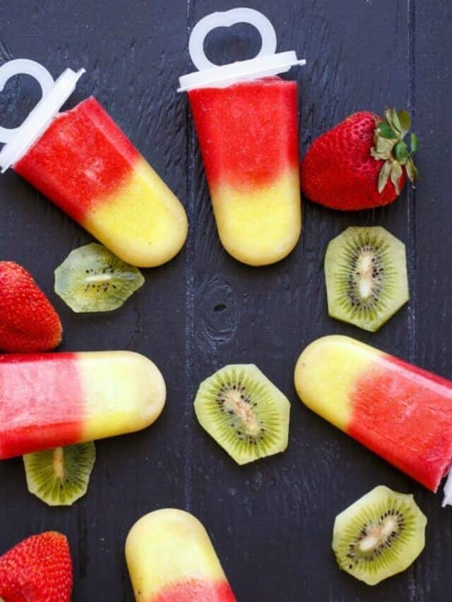 Strawberry Kiwi Popsicles Story - Belle of the Kitchen