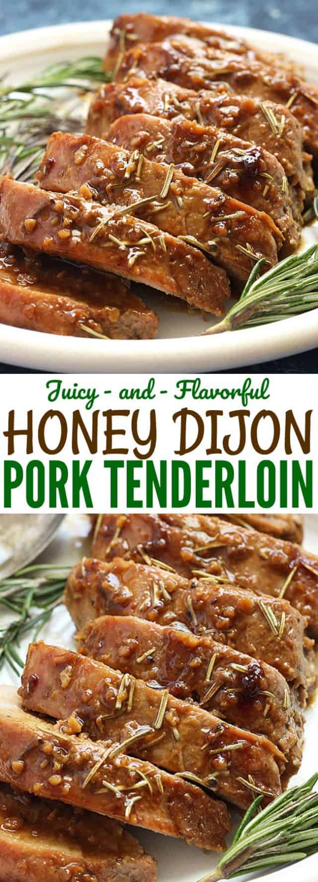 Honey Dijon Pork Tenderloin Recipe - Belle of the Kitchen