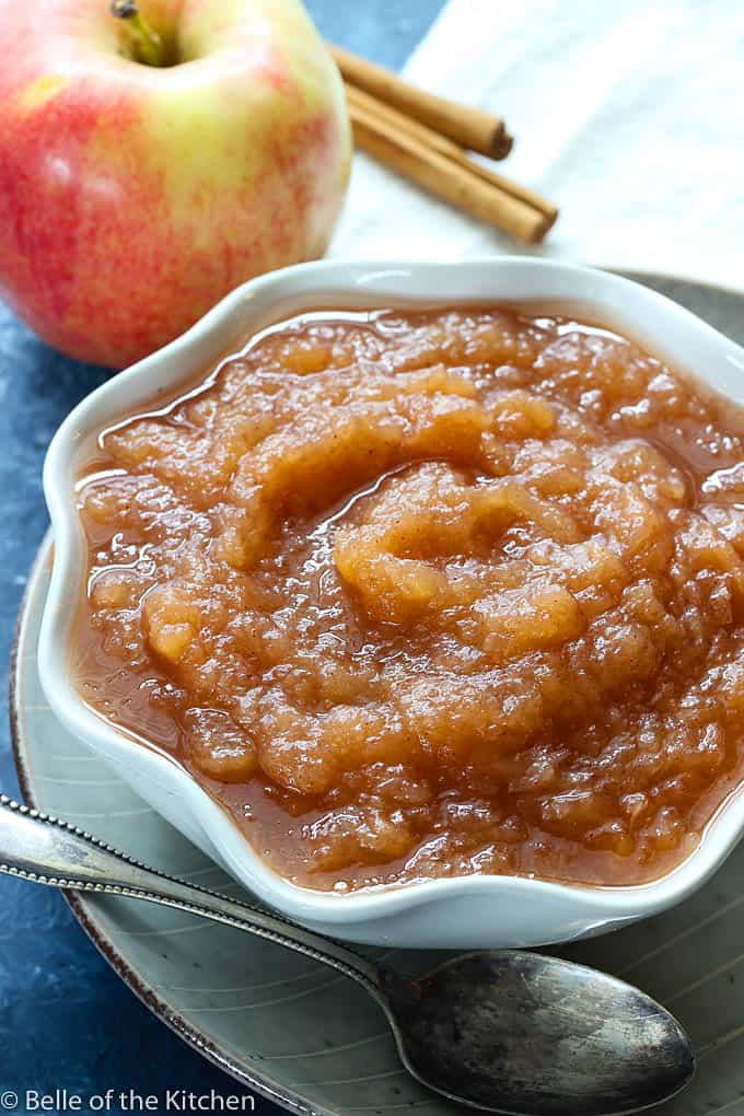 Crockpot Cinnamon Applesauce Recipe Belle Of The Kitchen Crockpot Cinnamon Applesauce Recipe Belle Of The Kitchen