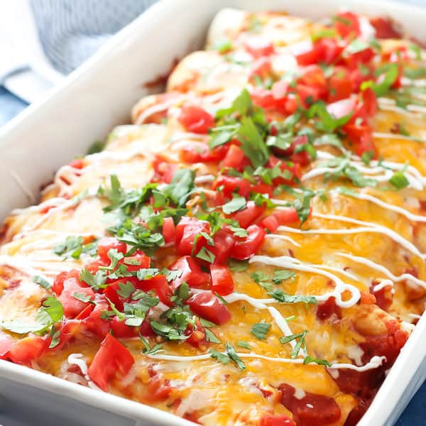 Easy Beef Enchiladas Recipe - Belle of the Kitchen