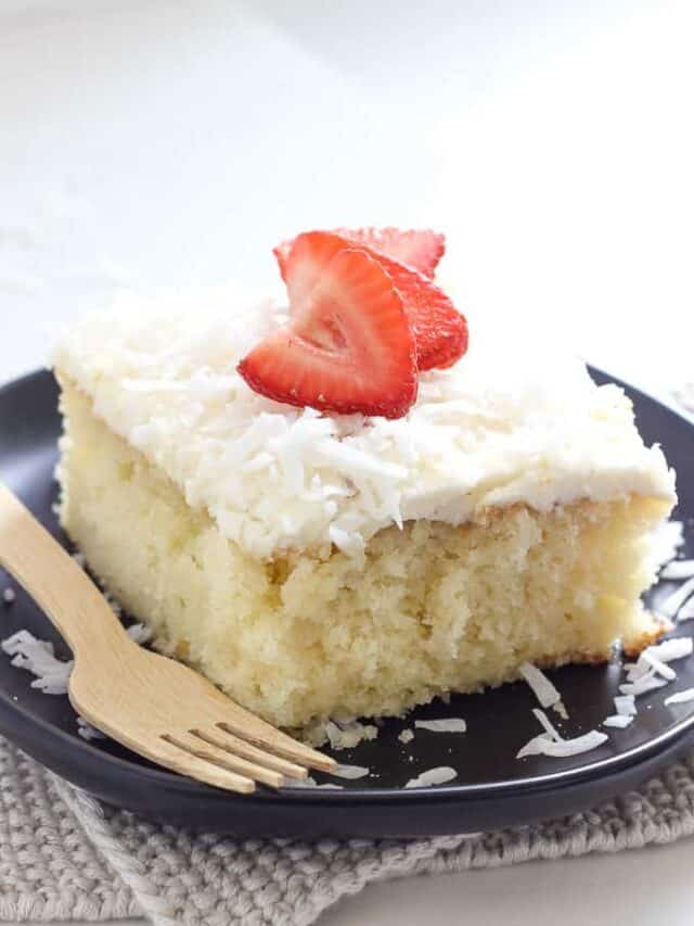 Easy Coconut Cake Story - Belle of the Kitchen