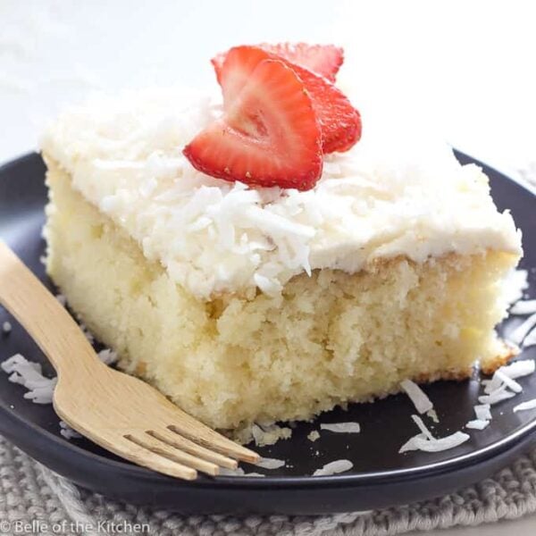 Easy Coconut Cake Recipe - Belle of the Kitchen