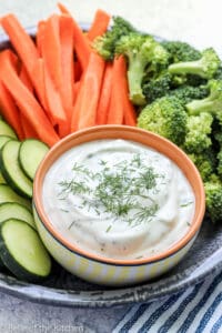 Greek Yogurt Ranch Dip Recipe - Belle of the Kitchen