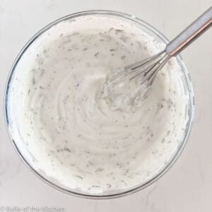 Greek Yogurt Ranch Dip Recipe - Belle of the Kitchen