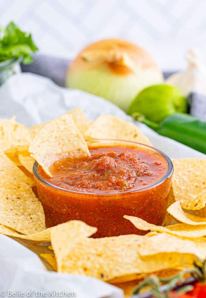Blender Mexican Salsa Recipe - Belle of the Kitchen