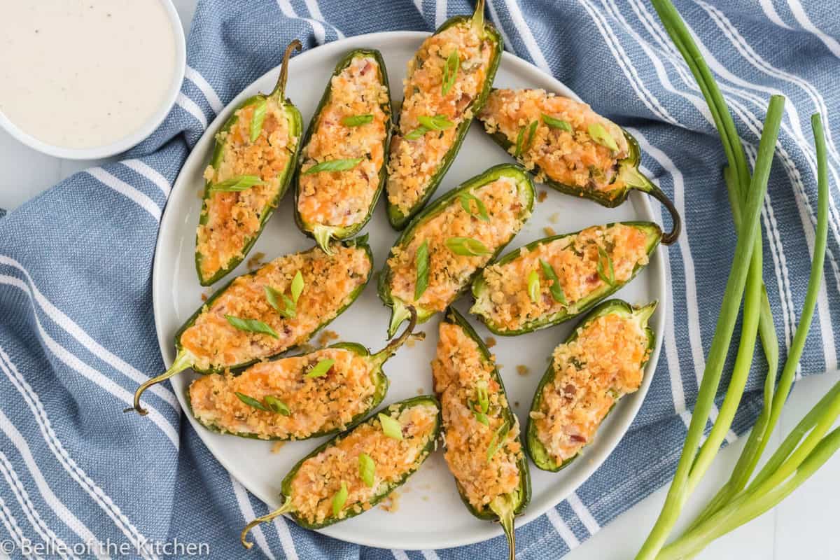 Cream Cheese Stuffed Peppers - Belle of the Kitchen