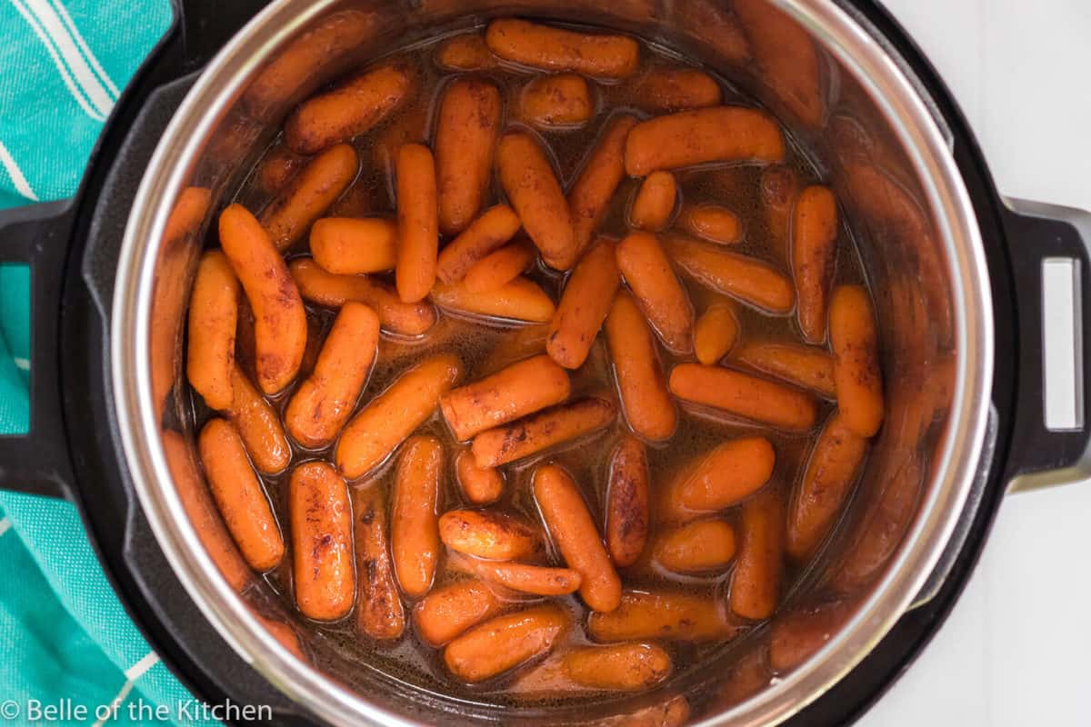 Instant Pot Carrots with Honey Glaze - Belle of the Kitchen