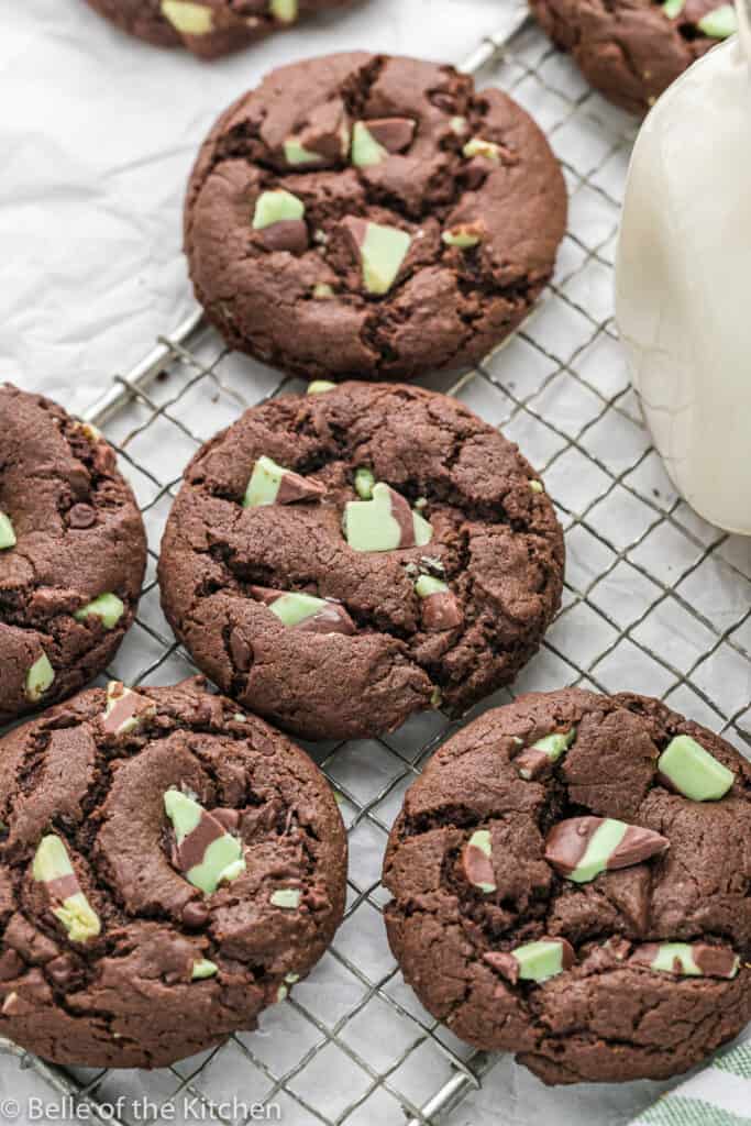 Andes Mint Cookies - Belle of the Kitchen