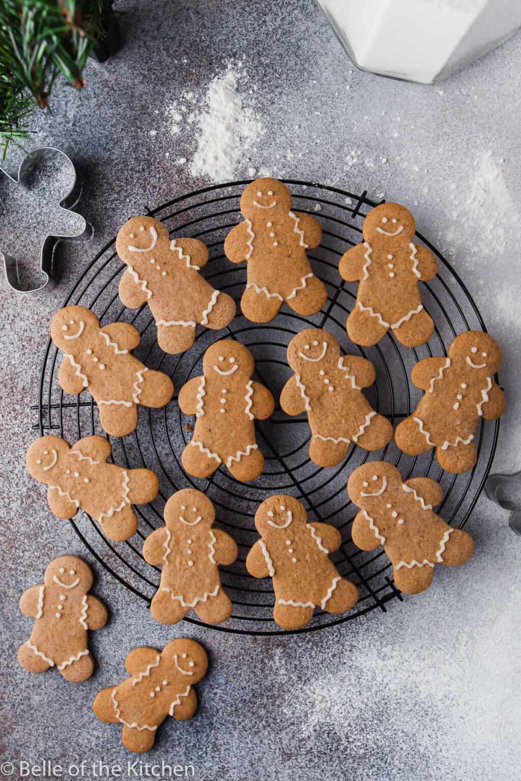 Gingerbread Man Cookies - Belle of the Kitchen