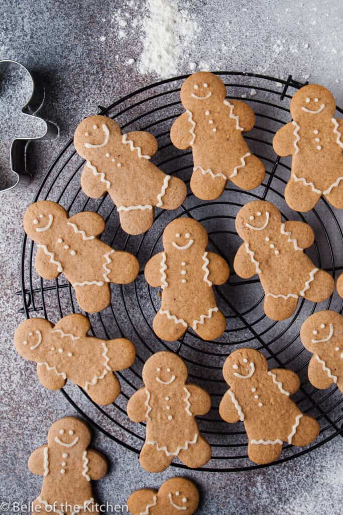 Gingerbread Man Cookies - Belle of the Kitchen