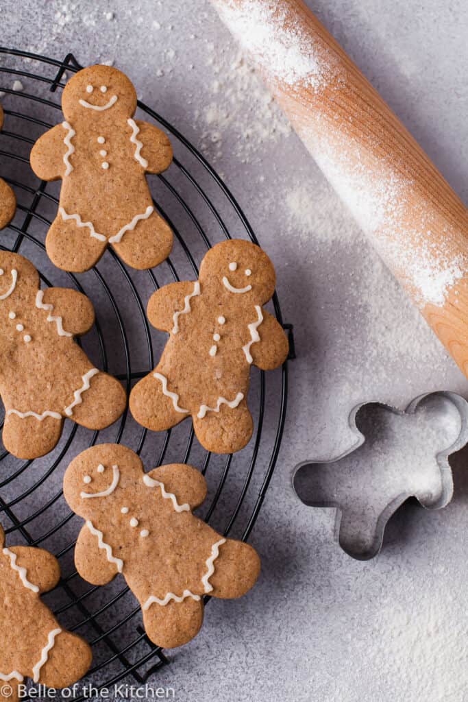 Gingerbread Man Cookies - Belle of the Kitchen