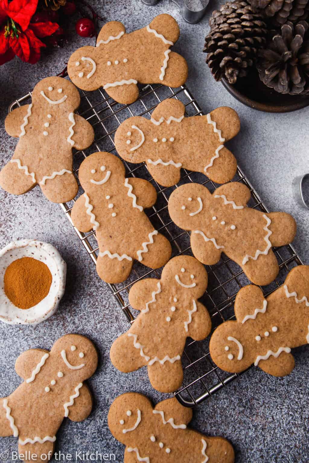 Gingerbread Man Cookies - Belle of the Kitchen