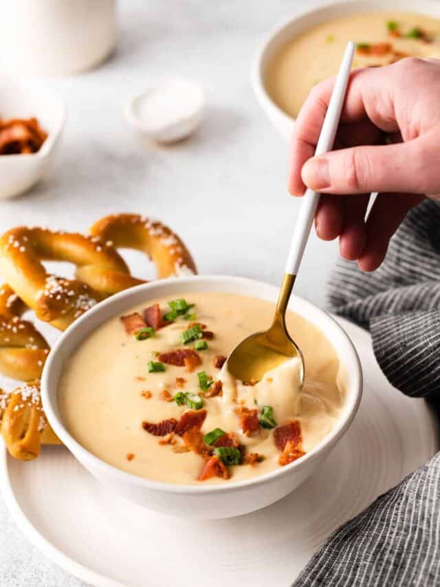 Beer Cheese Soup Recipe Story - Belle of the Kitchen
