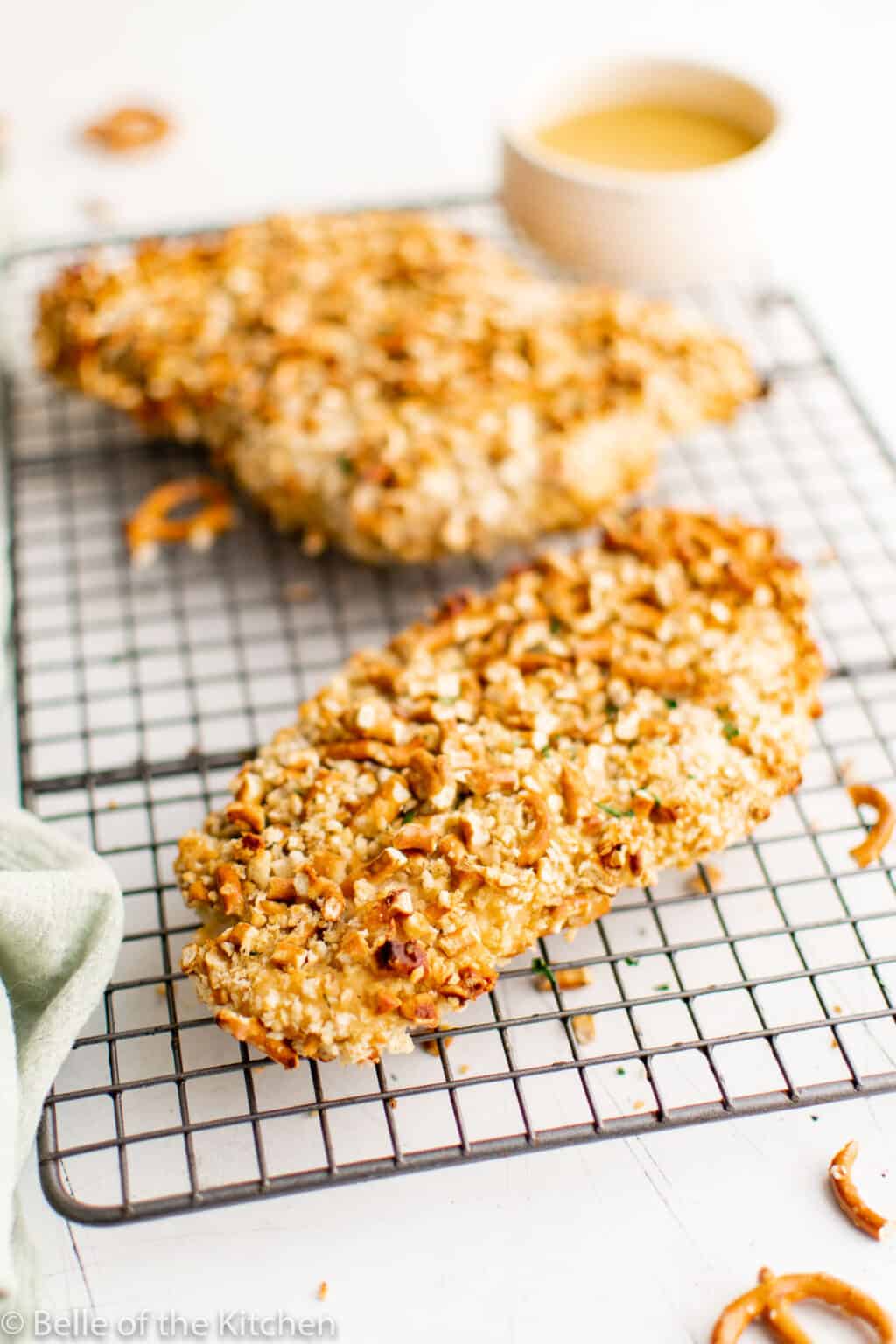 Pretzel Crusted Chicken - Belle of the Kitchen