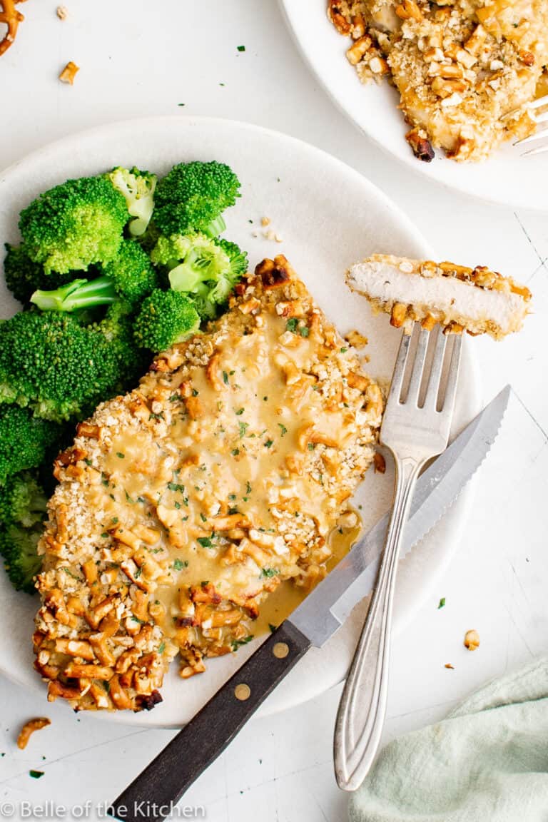 Pretzel Crusted Chicken - Belle of the Kitchen