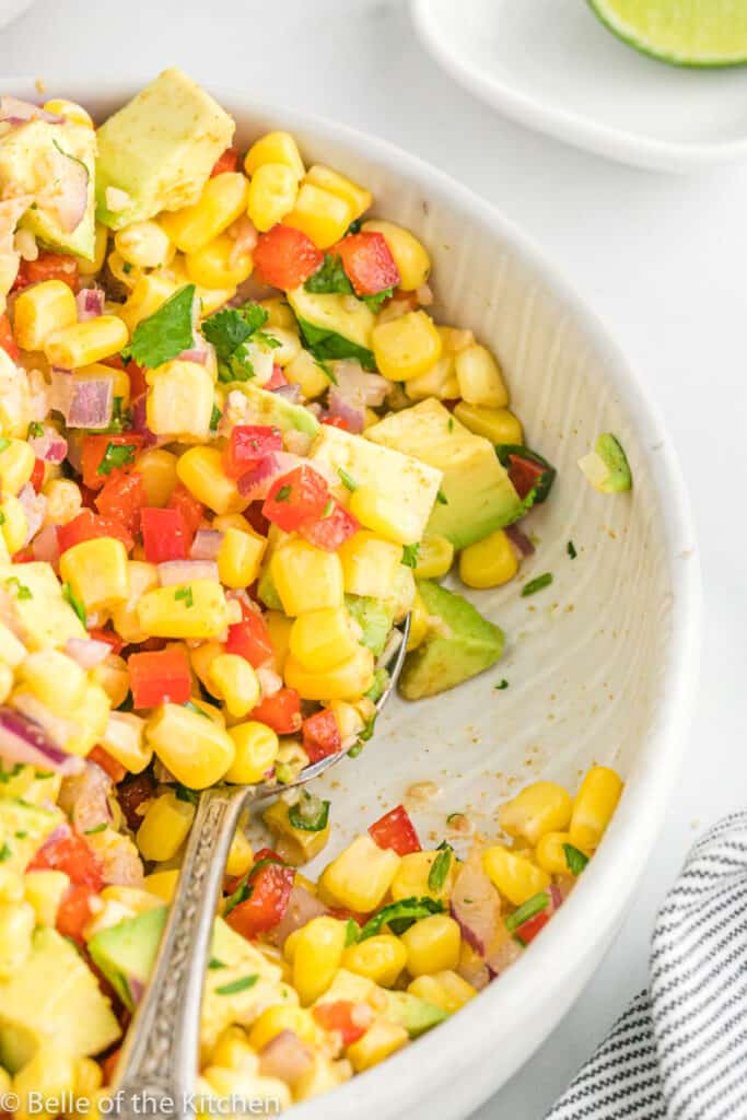 Avocado Corn Salad - Belle of the Kitchen