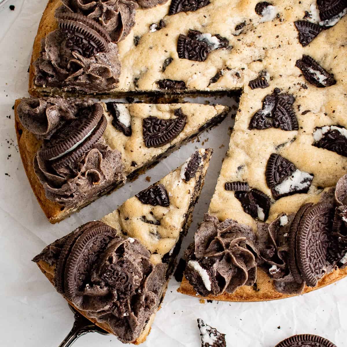 Oreo Cookie Cake - Belle of the Kitchen