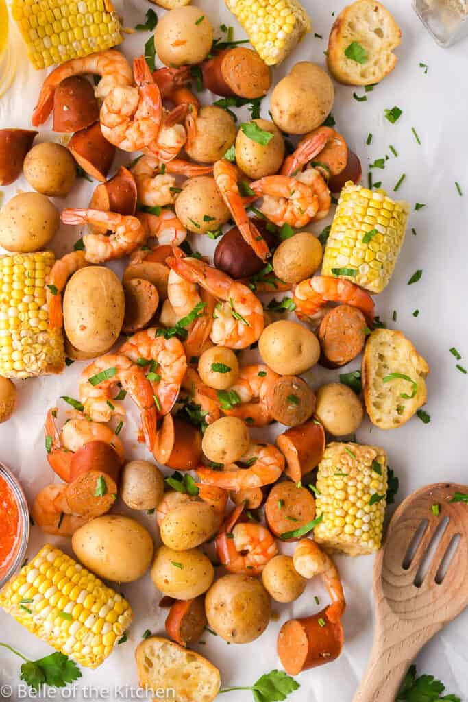 Old Bay Shrimp Boil (in the Crockpot!) - Belle of the Kitchen