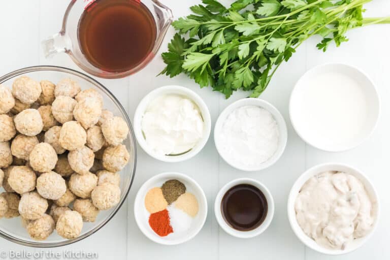 Crockpot Swedish Meatballs - Belle of the Kitchen