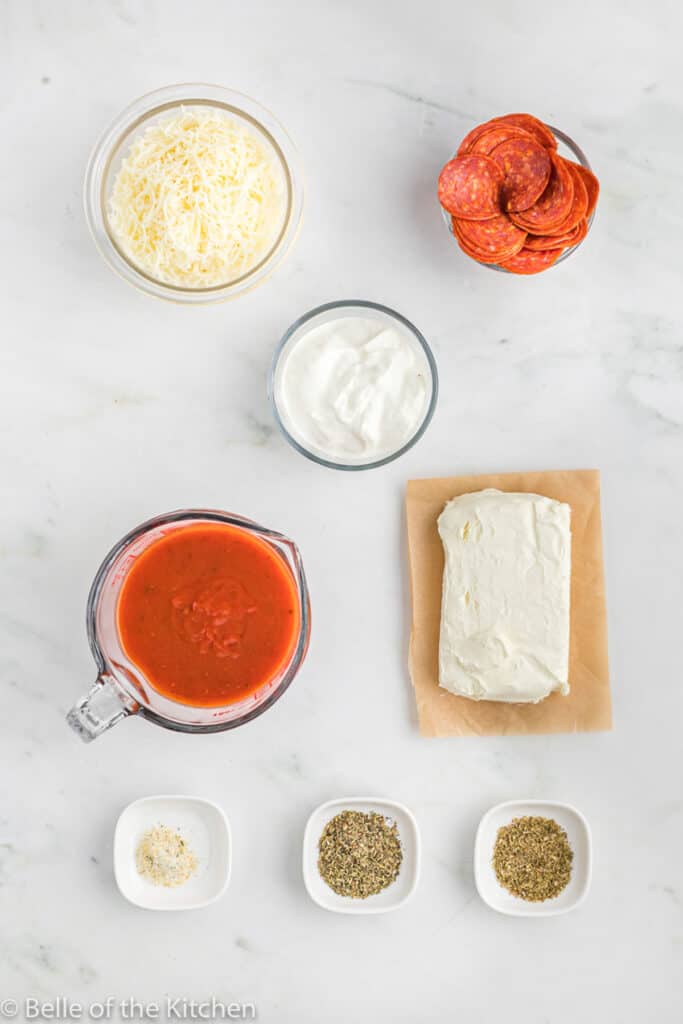 Pizza Dip Recipe - Belle of the Kitchen