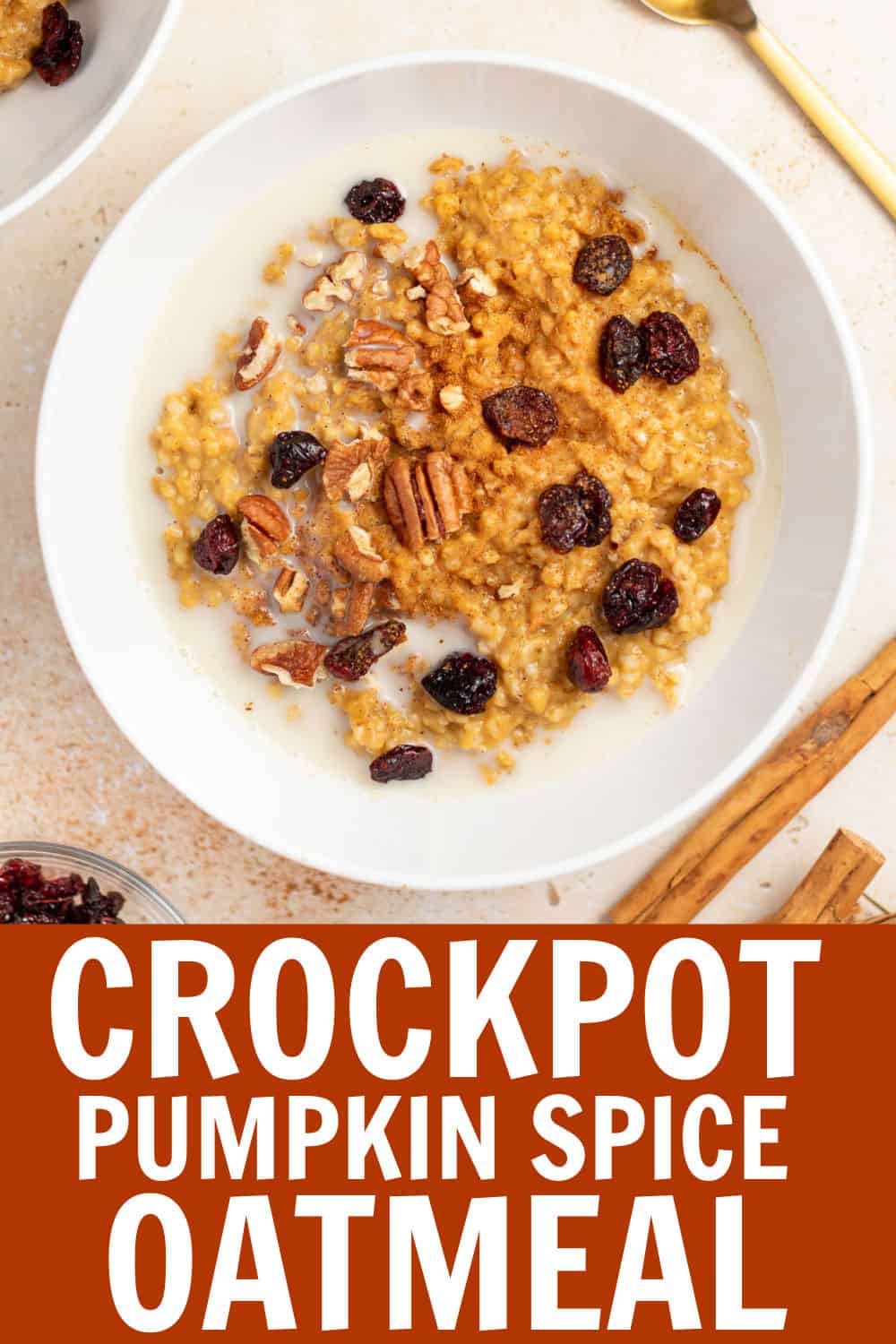 Pumpkin Spice Oatmeal (Crockpot, Instant Pot, and Stove Top) - Belle of ...