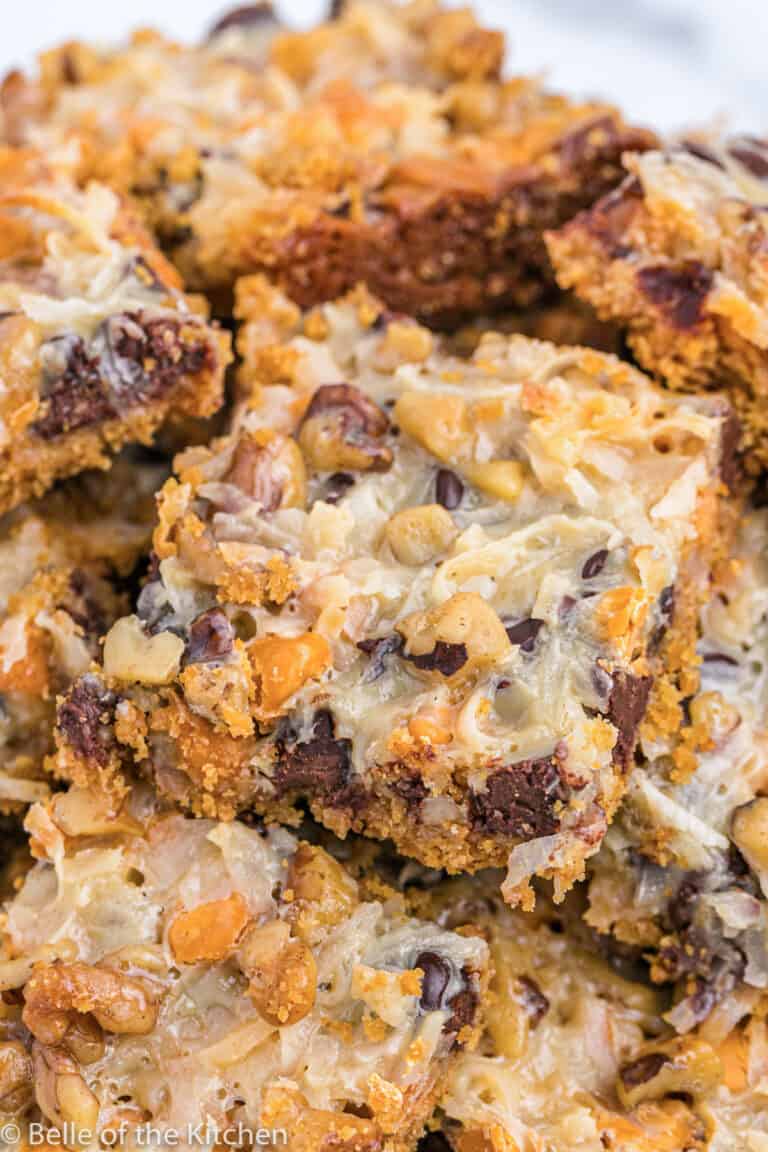 Seven Layer Magic Bars Recipe - Belle of the Kitchen