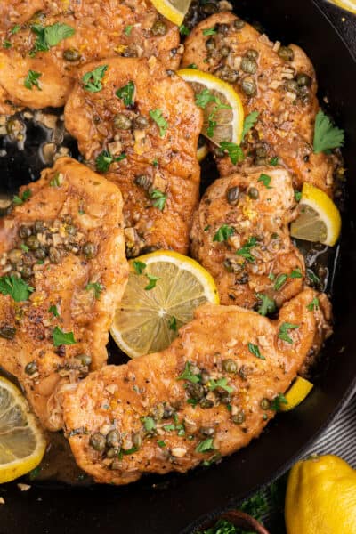 Lemon Chicken Piccata - Belle of the Kitchen