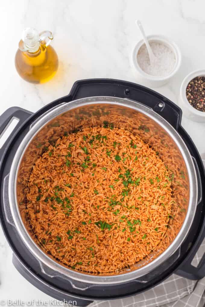 Instant Pot Mexican Rice - Belle of the Kitchen
