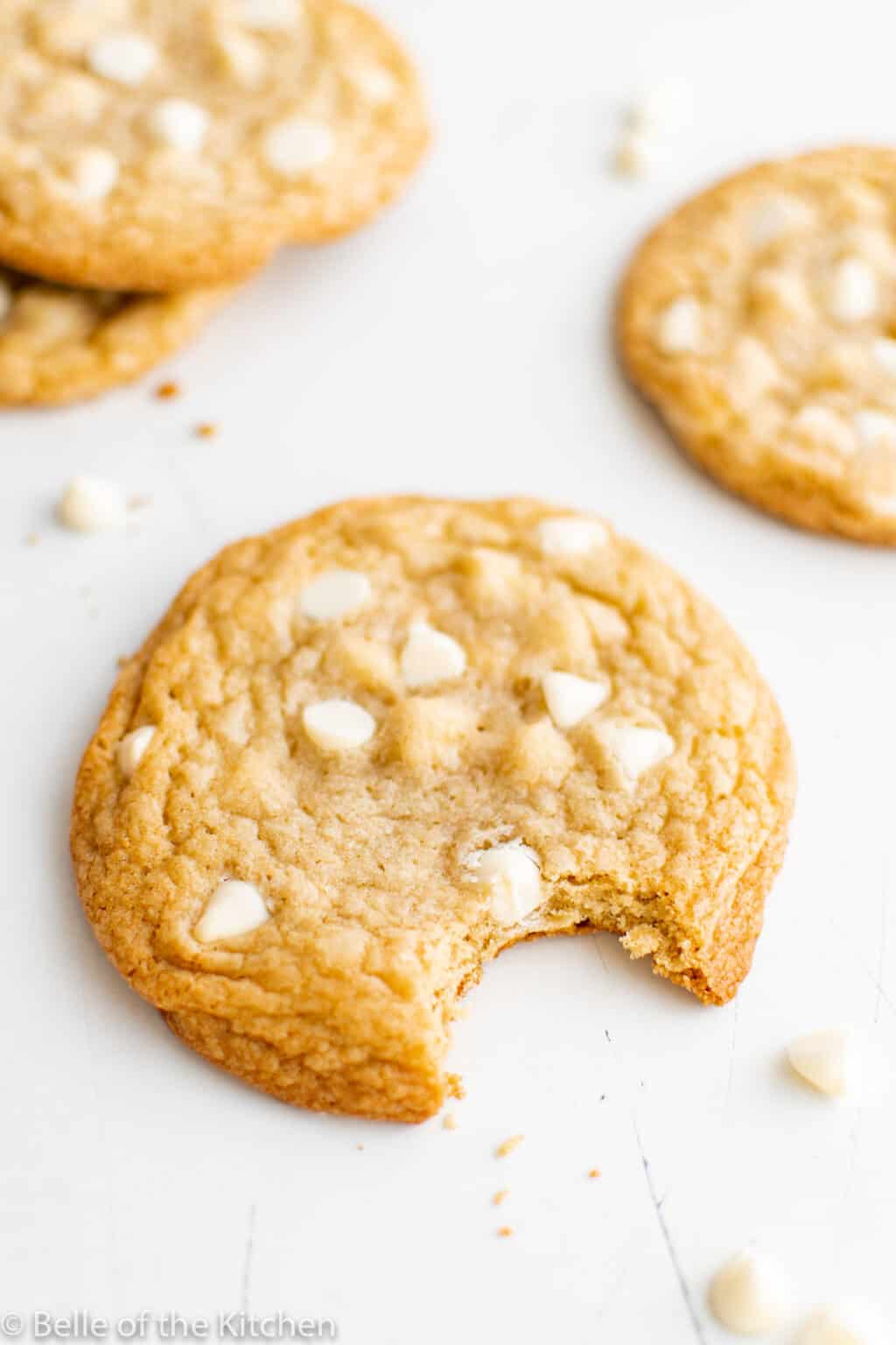 White Chocolate Chip Cookies - Belle of the Kitchen