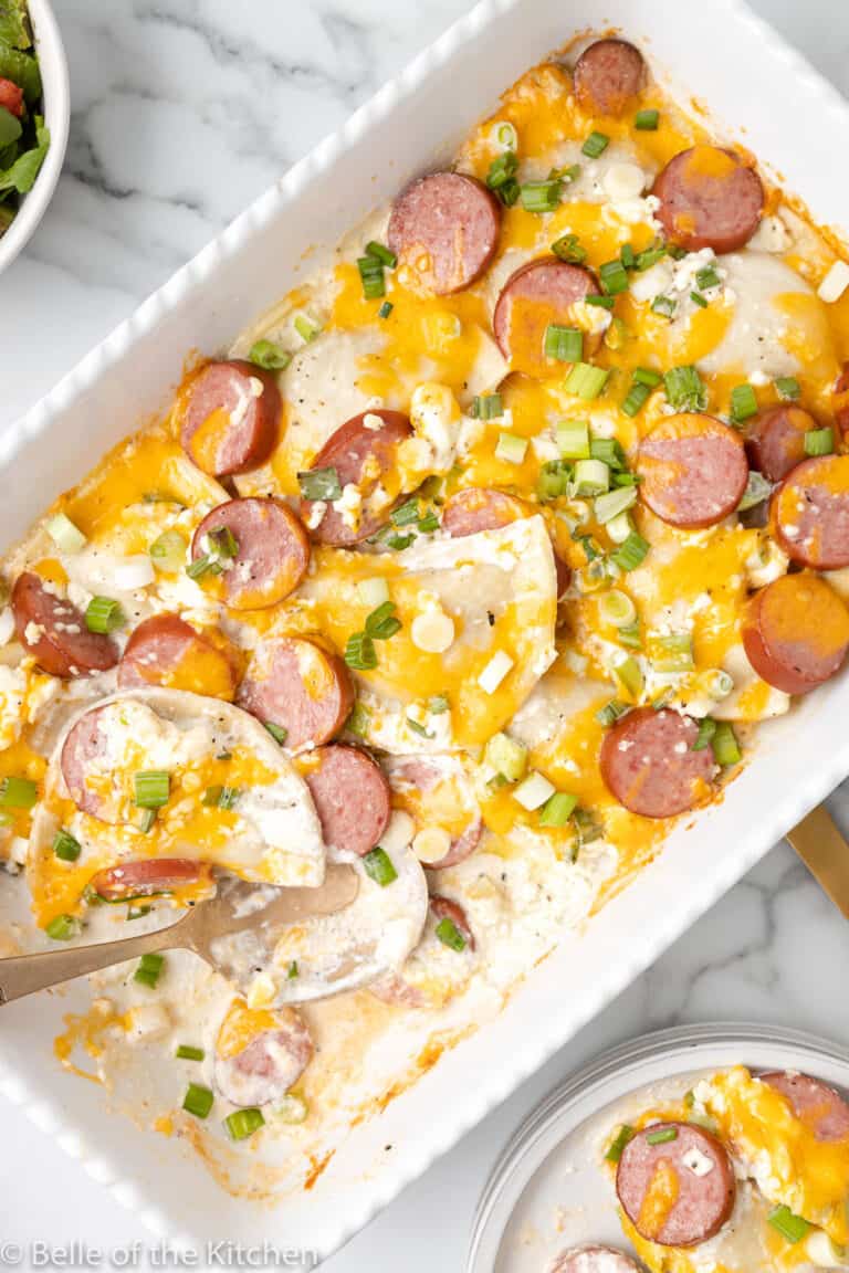 Pierogi Casserole Recipe - Belle of the Kitchen