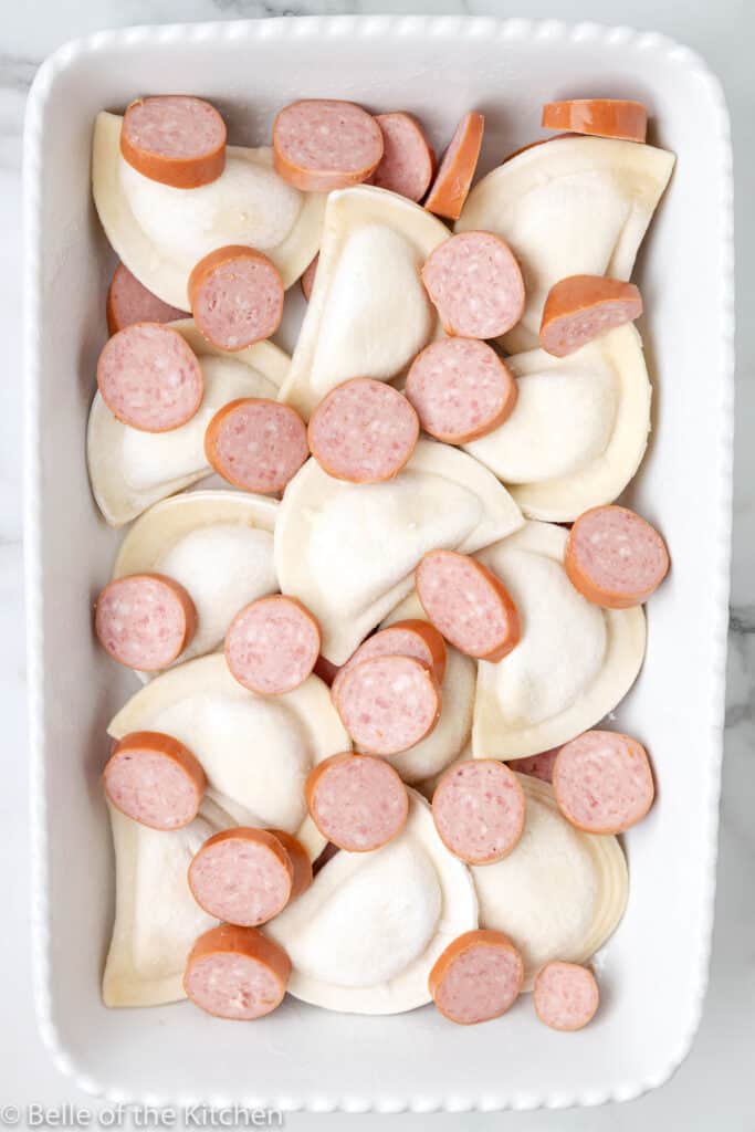 Pierogi Casserole Recipe - Belle of the Kitchen