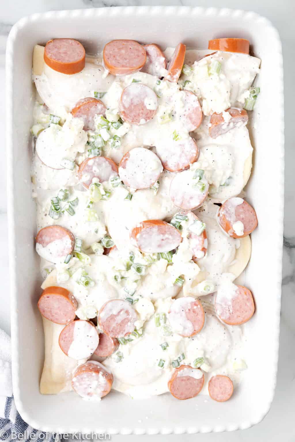 Pierogi Casserole Recipe - Belle of the Kitchen