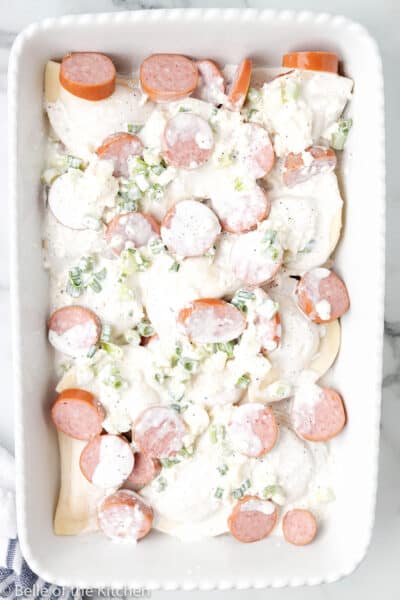 Pierogi Casserole Recipe - Belle of the Kitchen