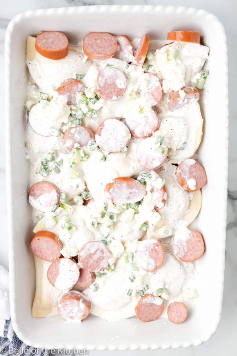 Pierogi Casserole Recipe - Belle of the Kitchen