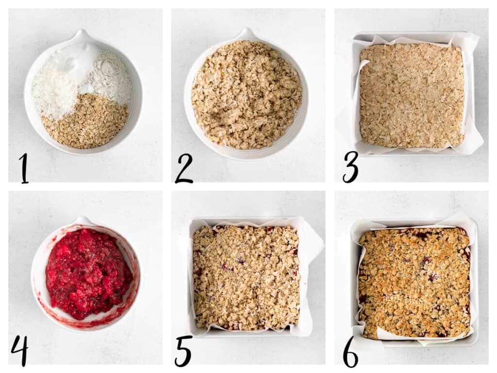 Raspberry Oatmeal Bars - Belle of the Kitchen