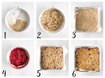 Raspberry Oatmeal Bars - Belle of the Kitchen