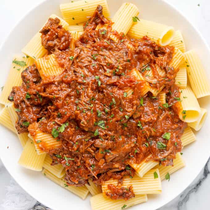 Beef Ragu (in the Slow Cooker) - Belle of the Kitchen