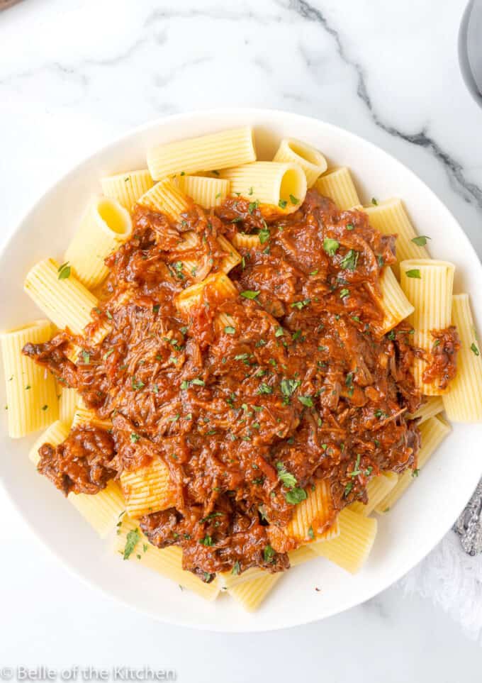 Beef Ragu (in the Slow Cooker) - Belle of the Kitchen