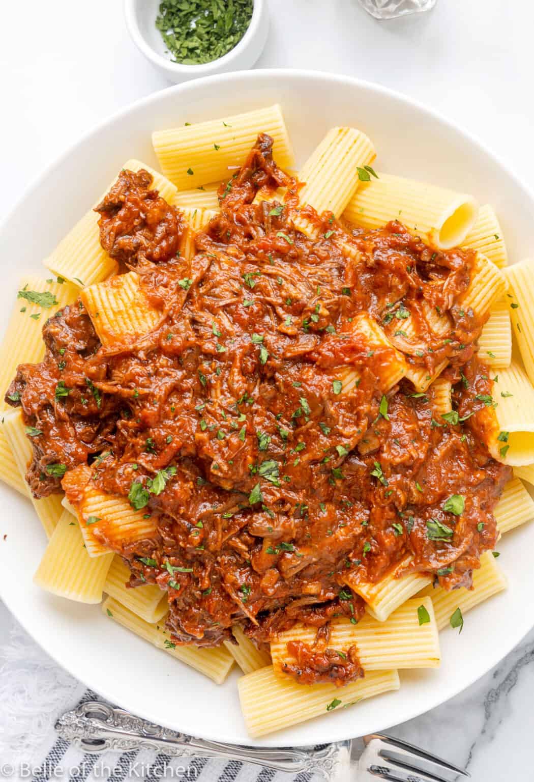 Beef Ragu (in the Slow Cooker) - Belle of the Kitchen