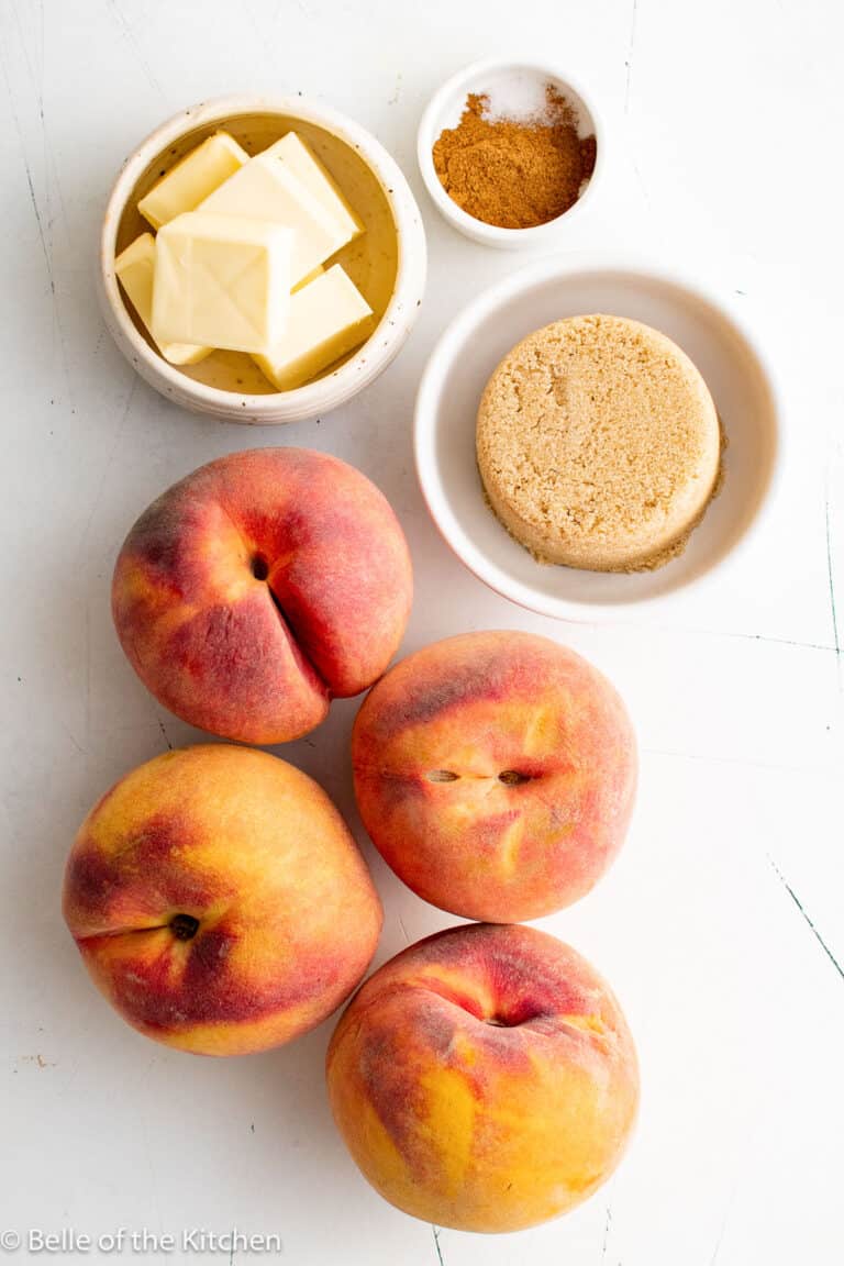 Easy Roasted Peaches Recipe - Belle of the Kitchen