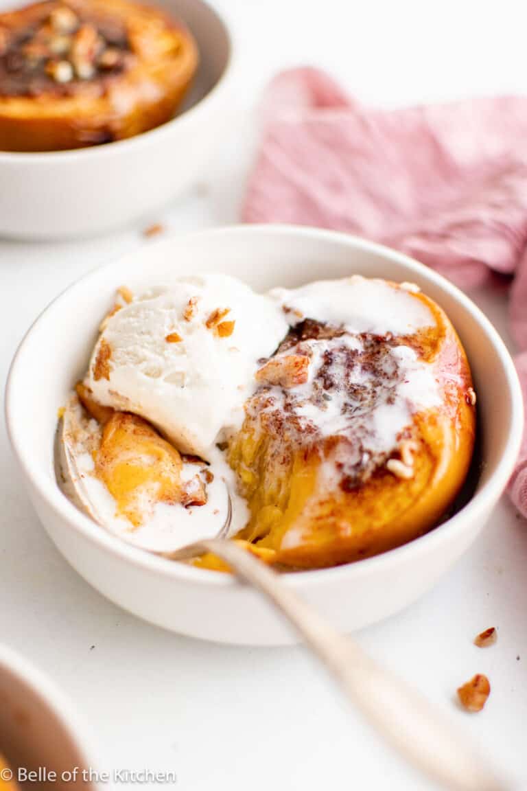 Easy Roasted Peaches Recipe - Belle of the Kitchen