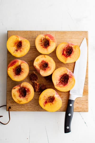 Easy Roasted Peaches Recipe - Belle of the Kitchen
