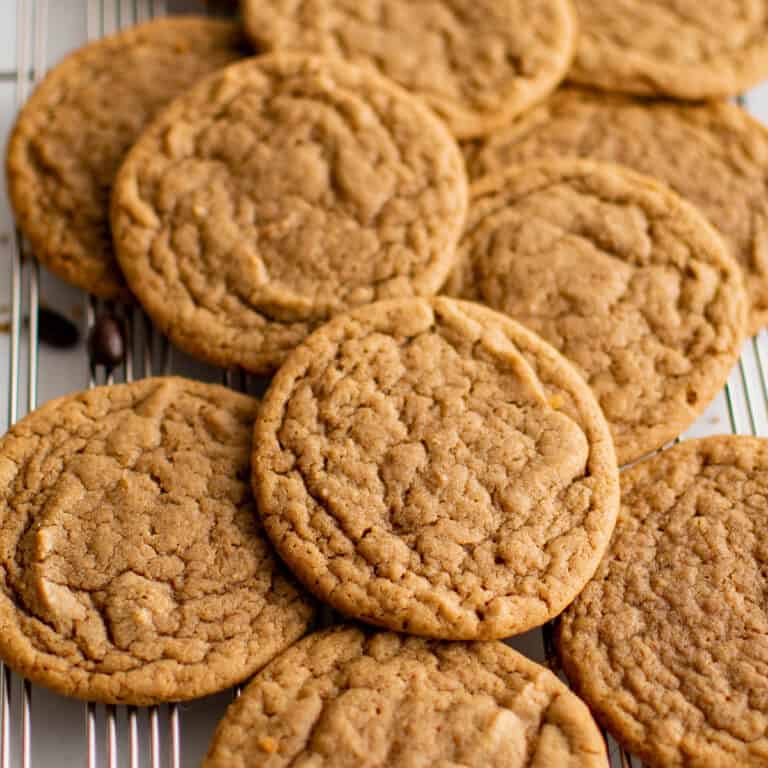 The Best Chewy Coffee Cookies Recipe - Belle of the Kitchen